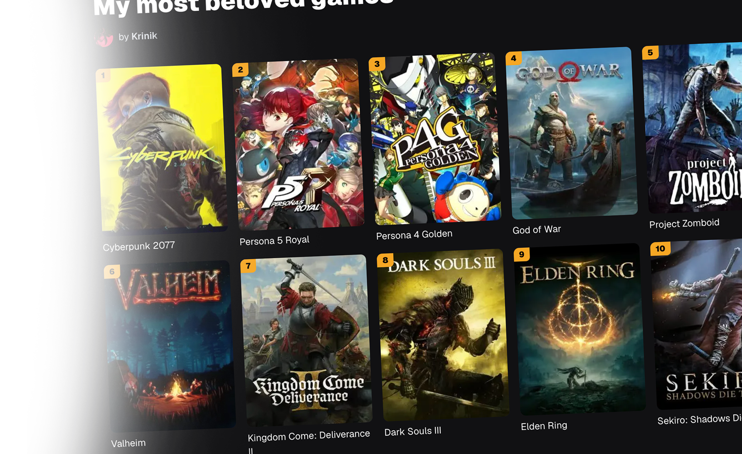 GamingList.gg — Track & Rate Your Games